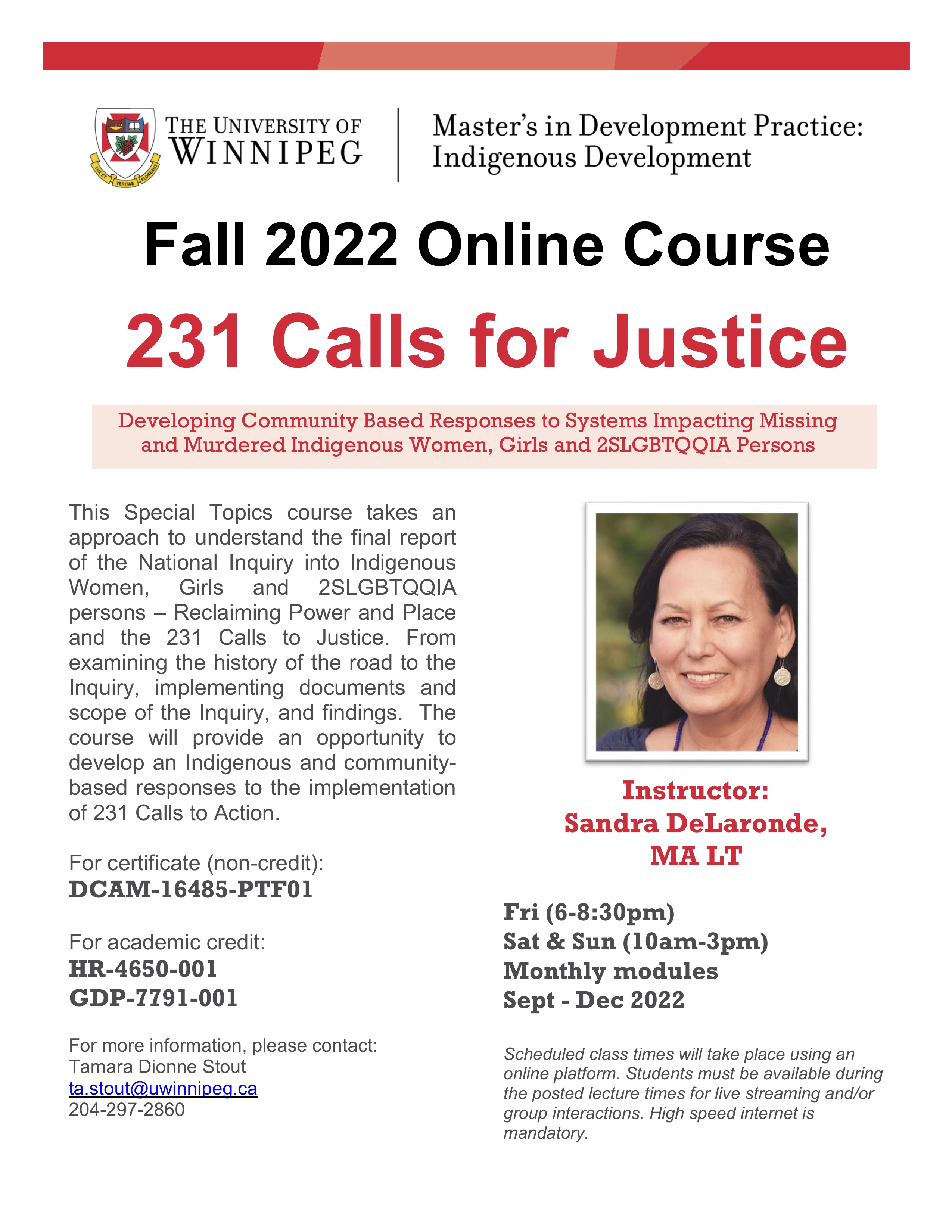 Fall 2022 Online Course – 231 Calls for Justice | MDP | The University ... Fall 2022 Online Course – 231 Calls for Justice | MDP | The University ...
